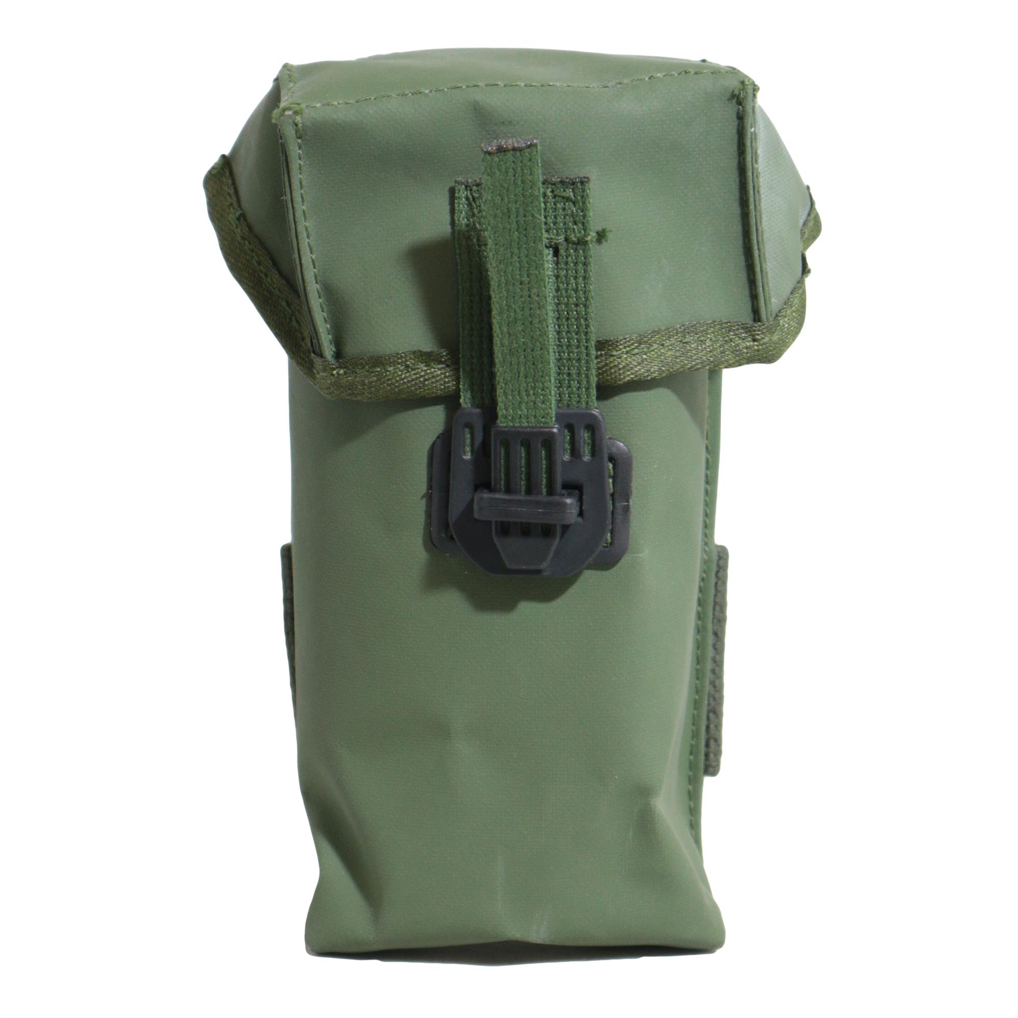 Belgian Army Surplus Small Waterproof Rubber Magazine Pouch OD Green ...