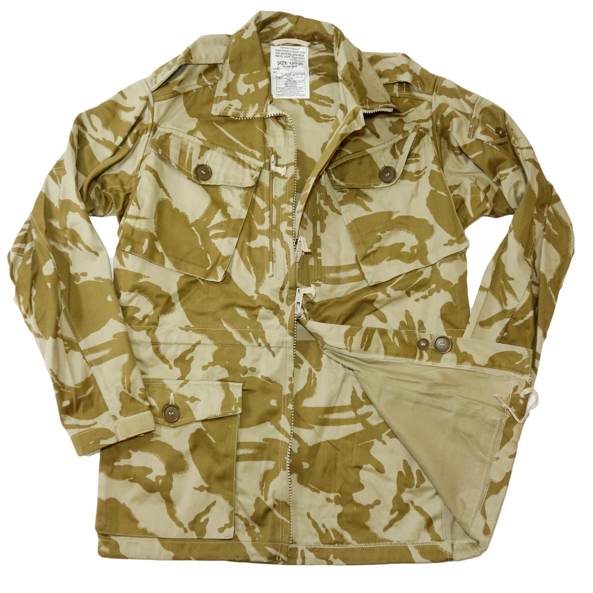 British army surplus Desert DPM camo temperate combat smock - Surplus ...