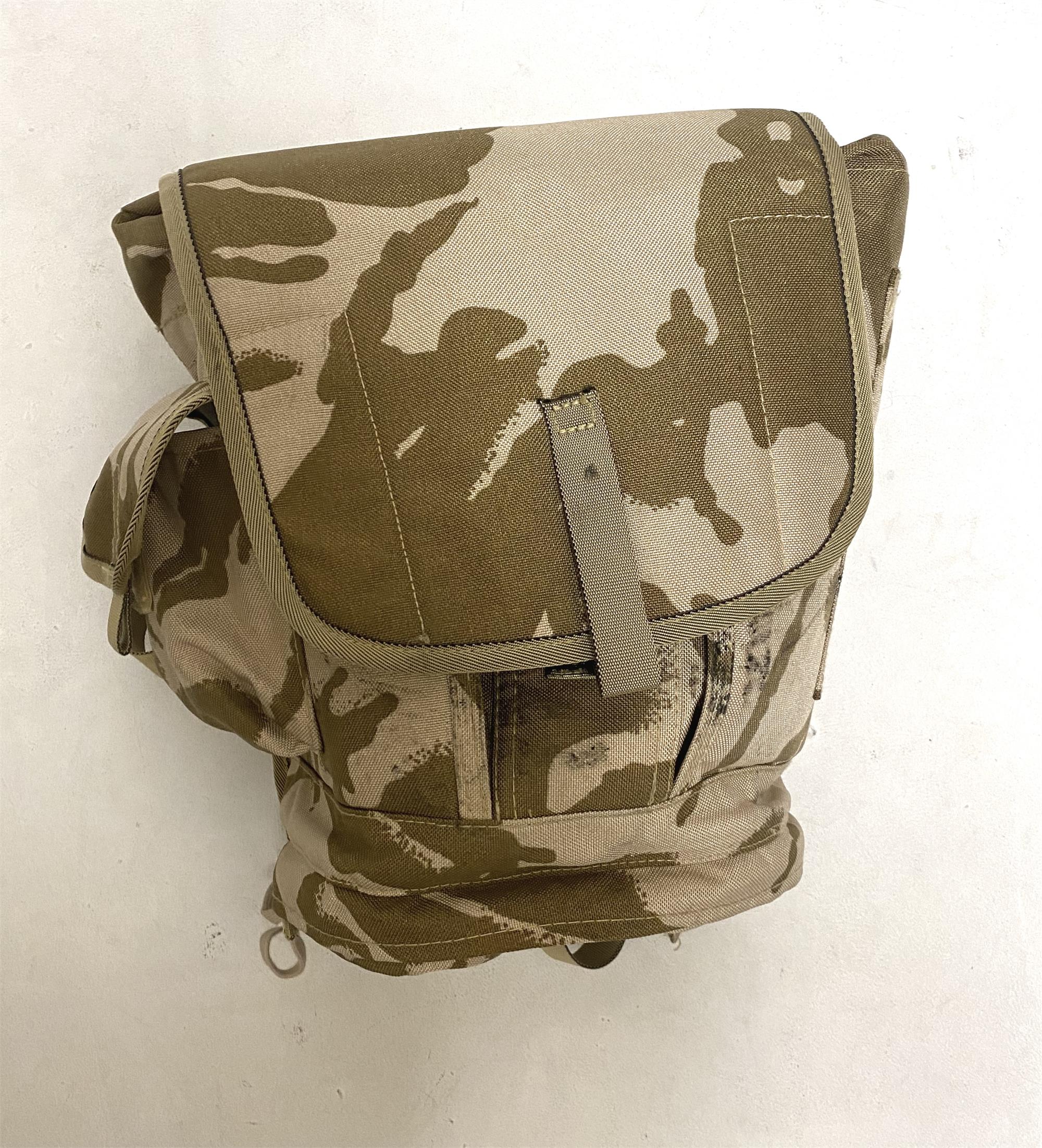 British army surplus DESERT DPM camouflage respirator case field pack ...