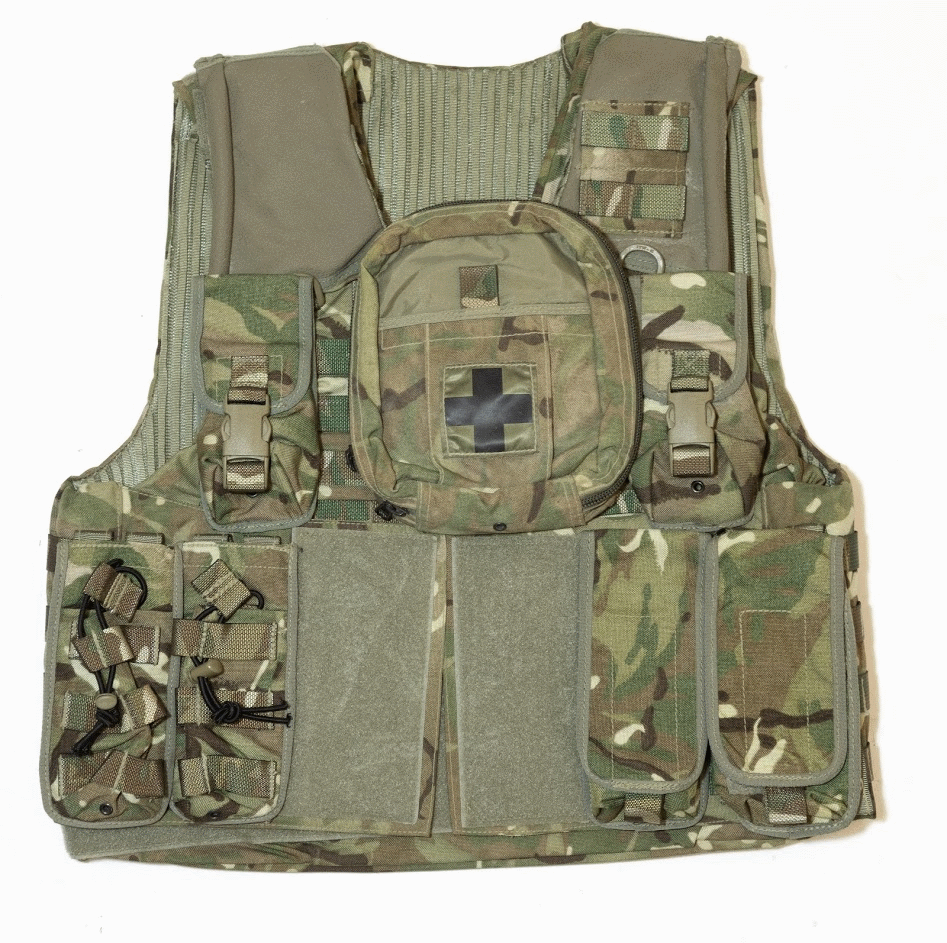 British army surplus MTP camo Osprey vest plus 7 pouches - Surplus & Lost