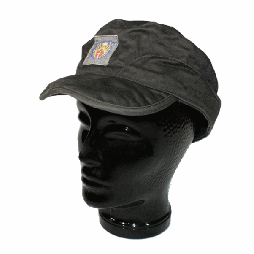 Danish army surplus grey field cap with logo - Surplus & Lost