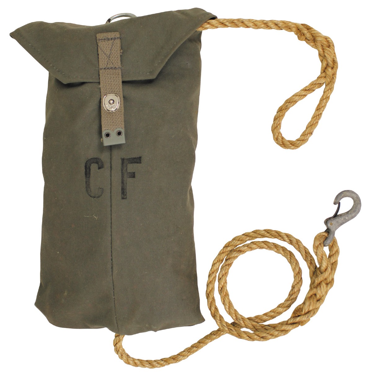 Danish Army Surplus Rope set with carabiner and loop transport bag ... Danish Army Surplus Rope set with carabiner and loop transport bag ...