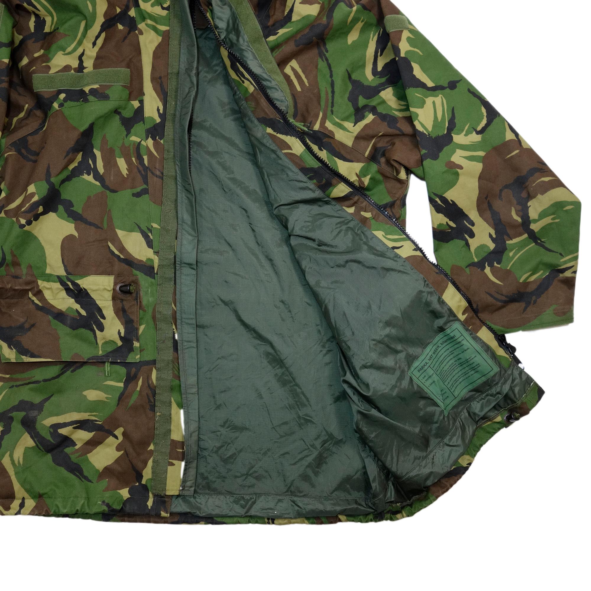 Dutch Army Surplus Goretex / Sympatex Parka Waterproof Woodland Camo ...