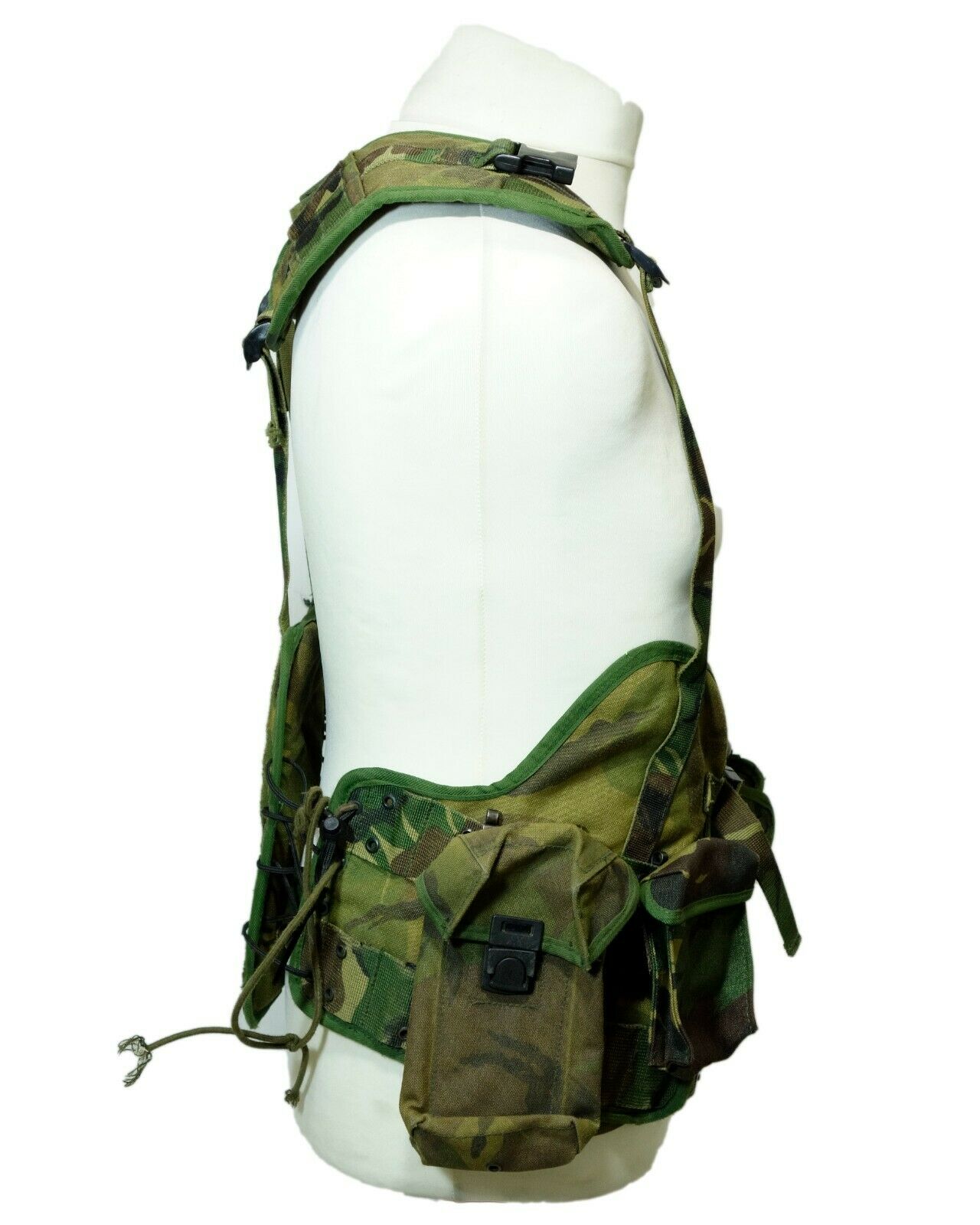 Dutch army surplus Wooldand DPM camo webbing yoke set - Surplus & Lost