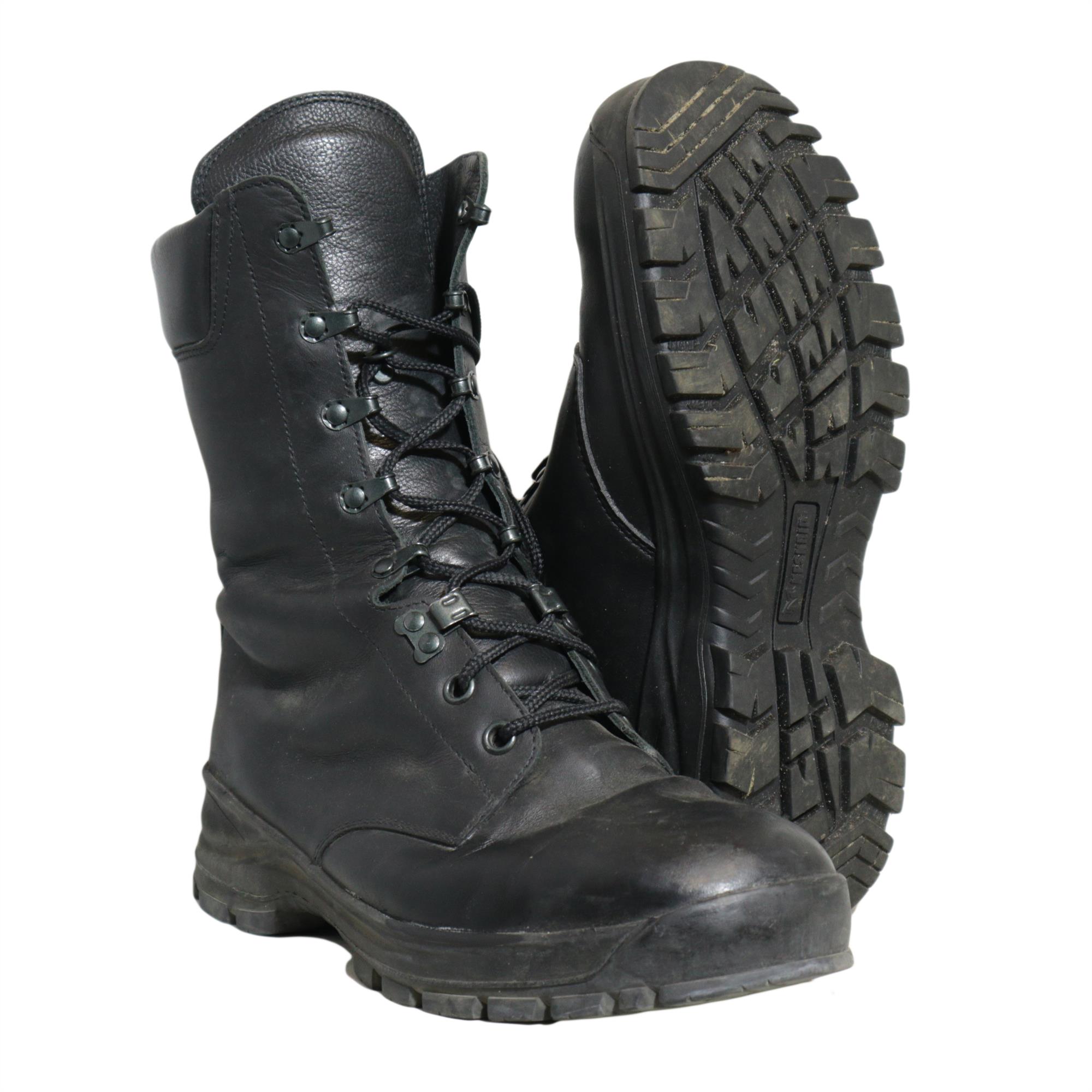 Dutch Army Surpus S3 Neskrid Combat Boots Black Leather - Surplus & Lost