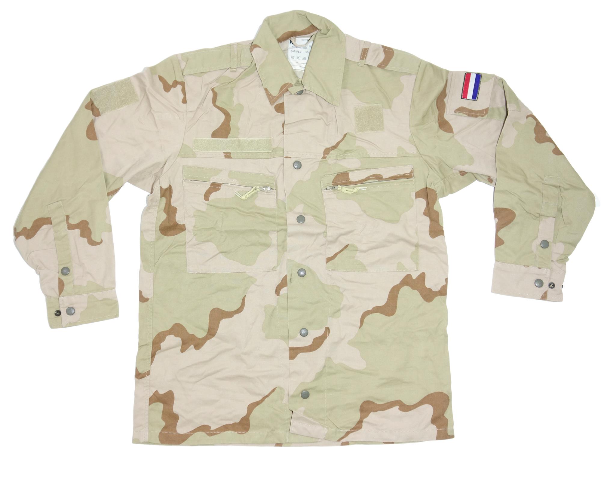 Dutch military surplus desert camouflage cotton field jacket - Surplus ...