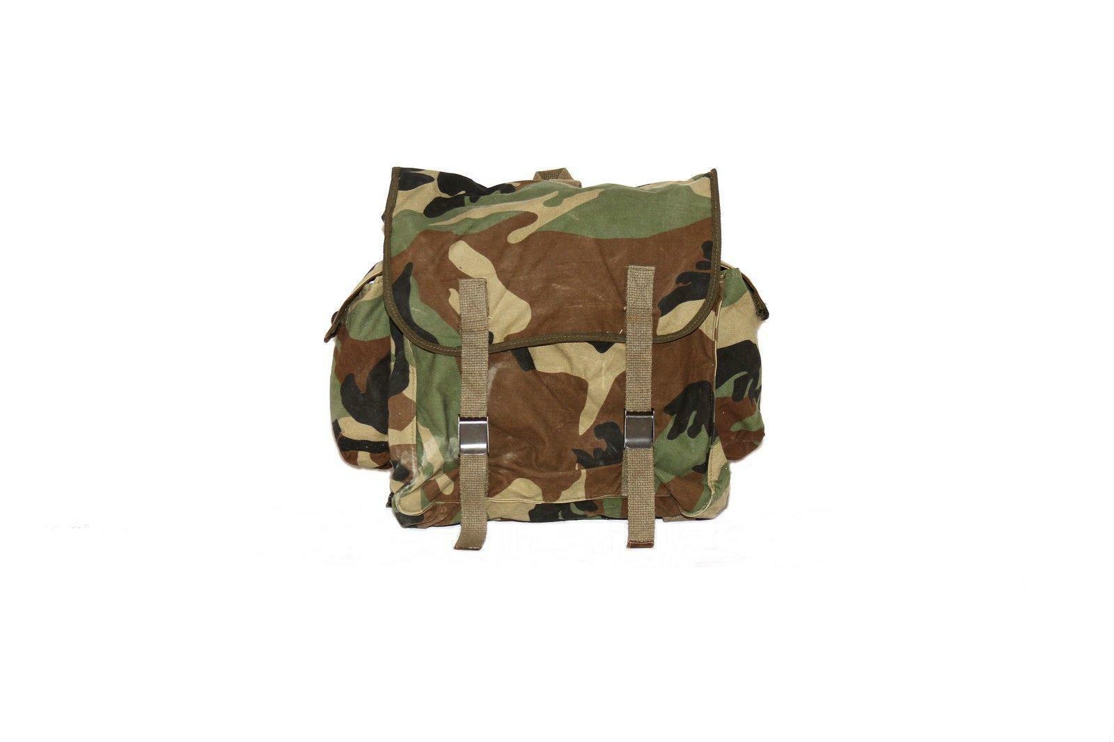 East European army surplus woodland camouflage backpack rucksack ...