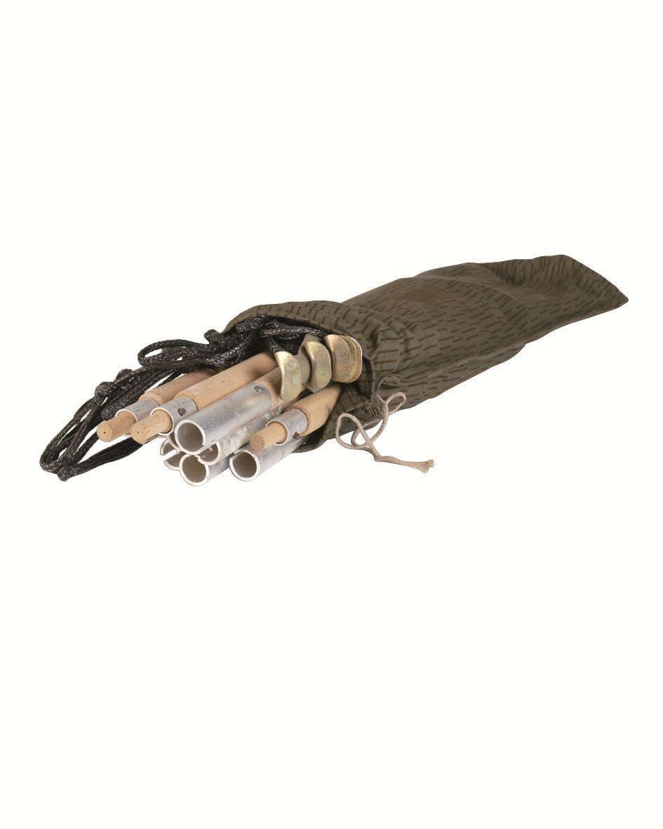 East German Army surplus WOODEN tent pole, pegs and guy ropes - Surplus ...