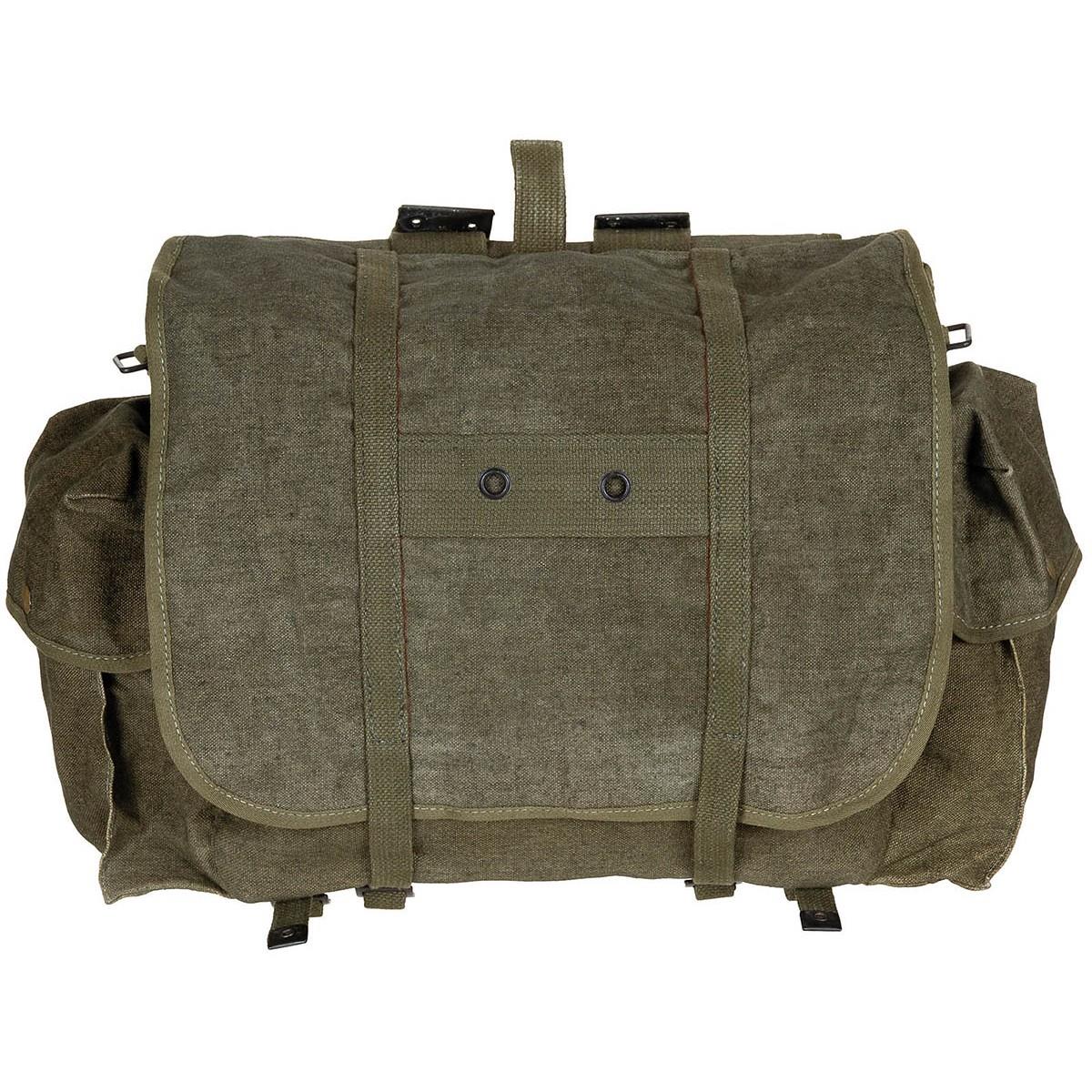 Genuine Belgian Army Surplus Congo Canvas Rucksack Olive - Surplus & Lost