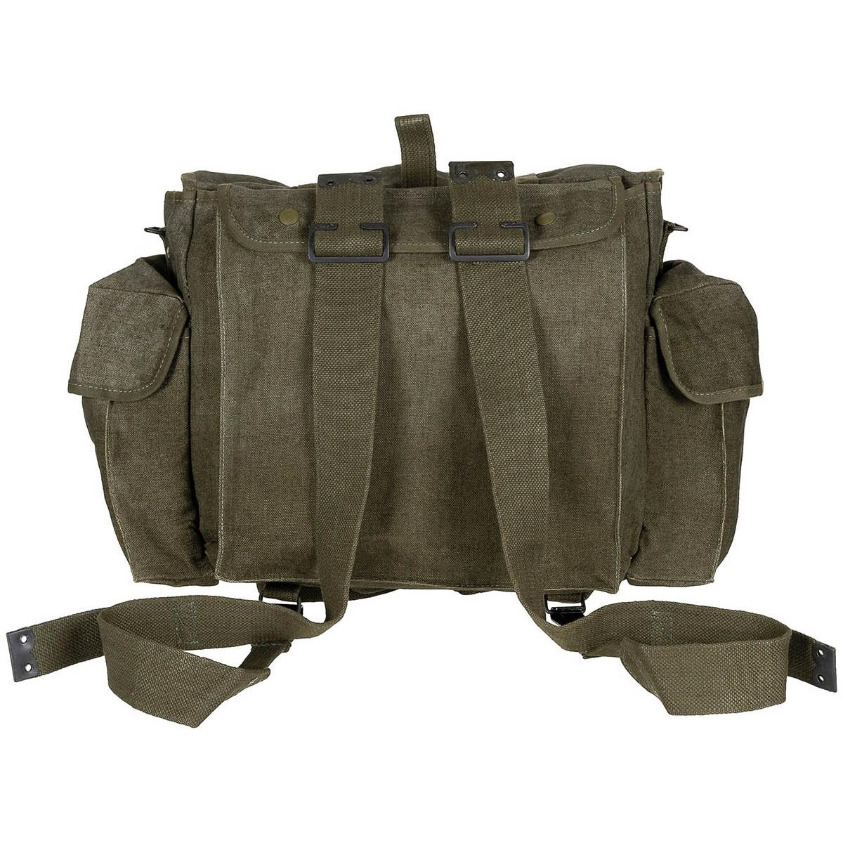 Genuine Belgian Army Surplus Congo Canvas Rucksack Olive - Surplus & Lost