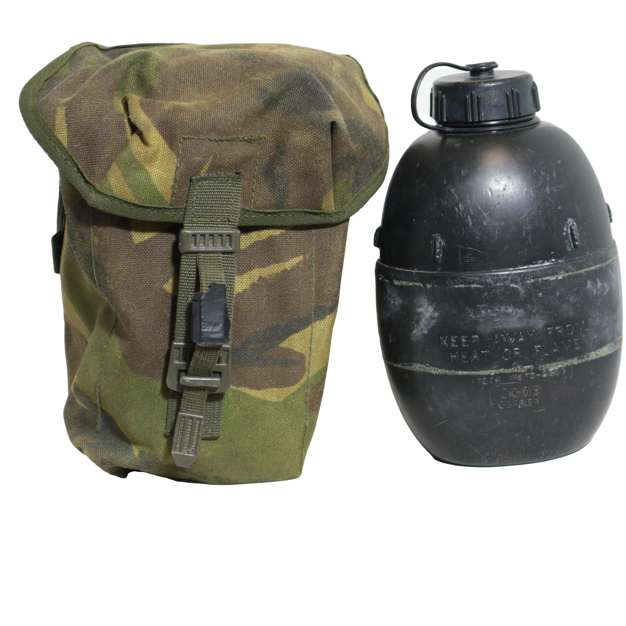 Genuine British Army Surplus 58 Pattern Water Bottle in DPM Pouch ...