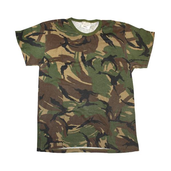 Genuine Dutch army military surplus cotton woodland camouflage T-shirt ...