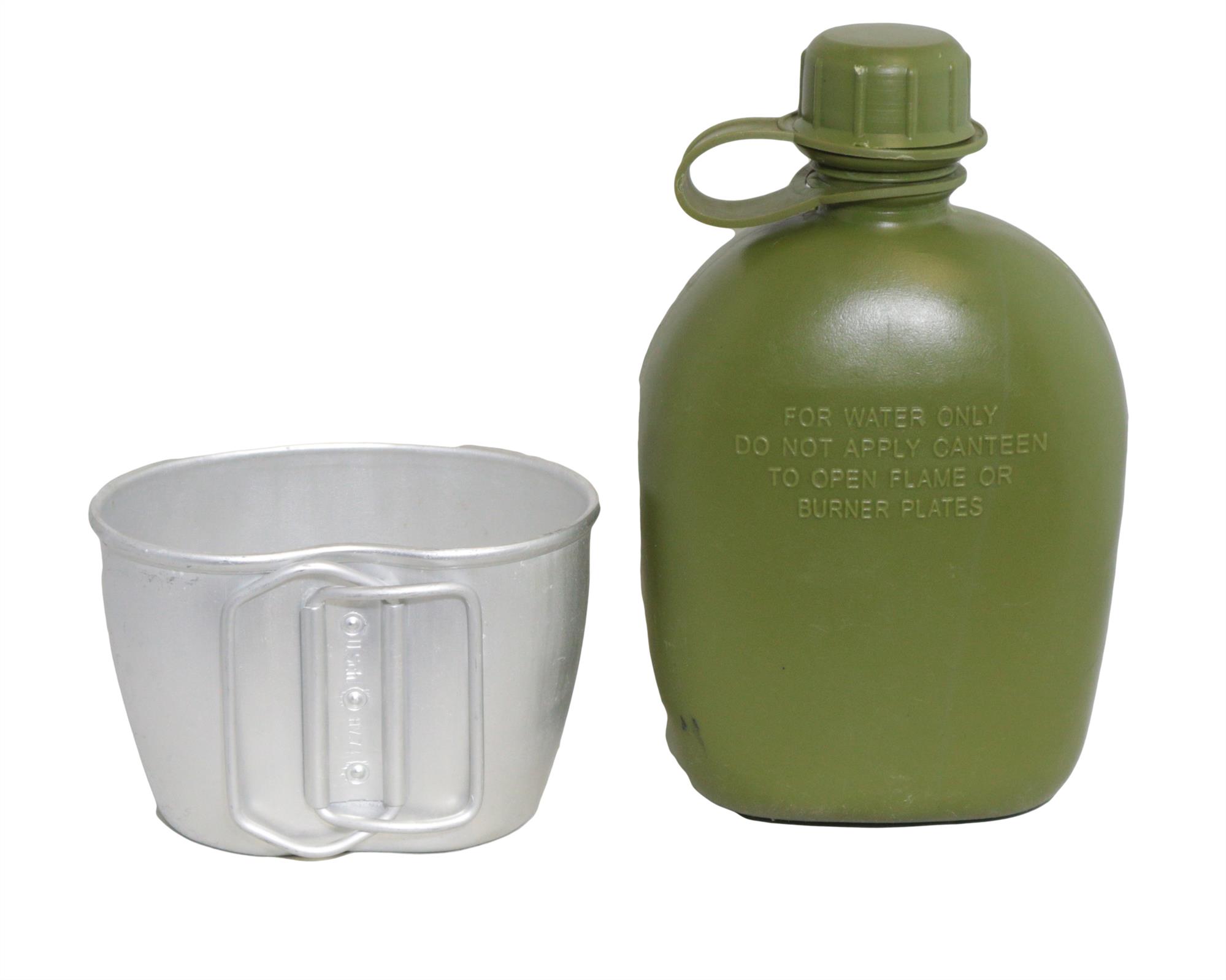 Genuine Dutch Army Surplus Water Bottle Canteen and Cup In British DPM ...