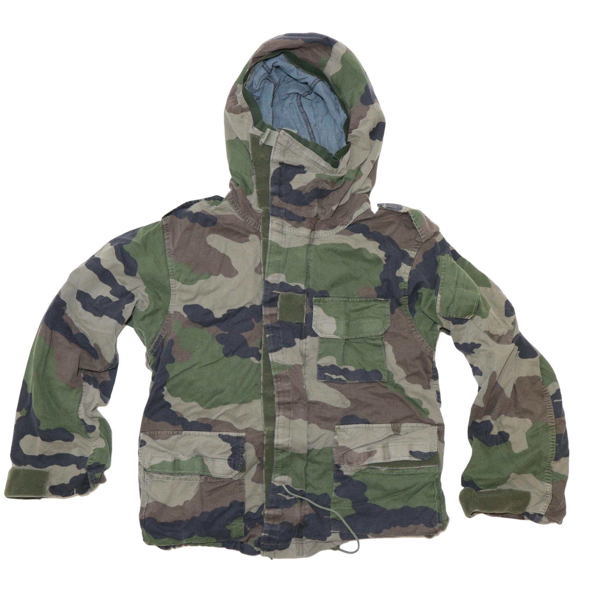 Genuine French Army Surplus CCE Woodland Camouflage Hooded Smock ...