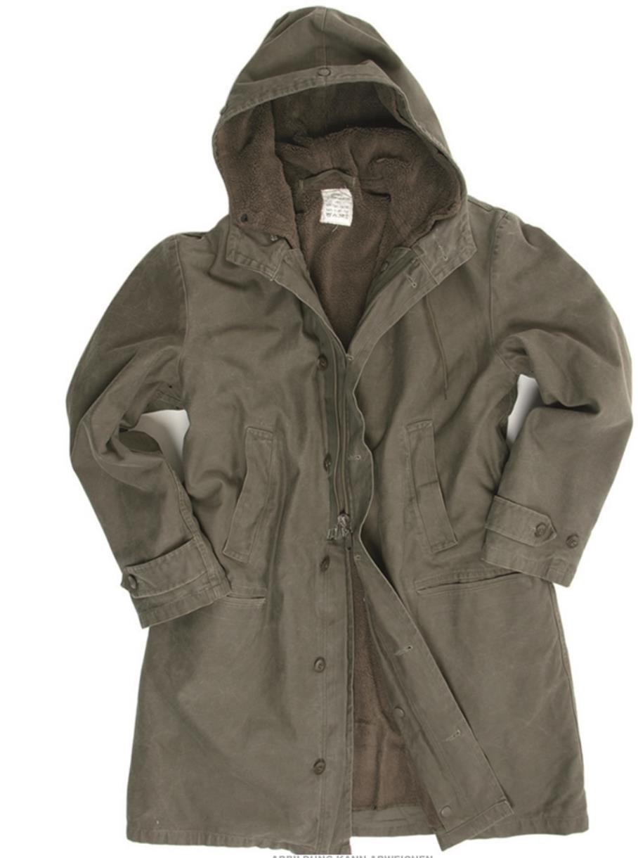 Genuine German Army Surplus Long Parka Grey Supergrade Removable Liner ...