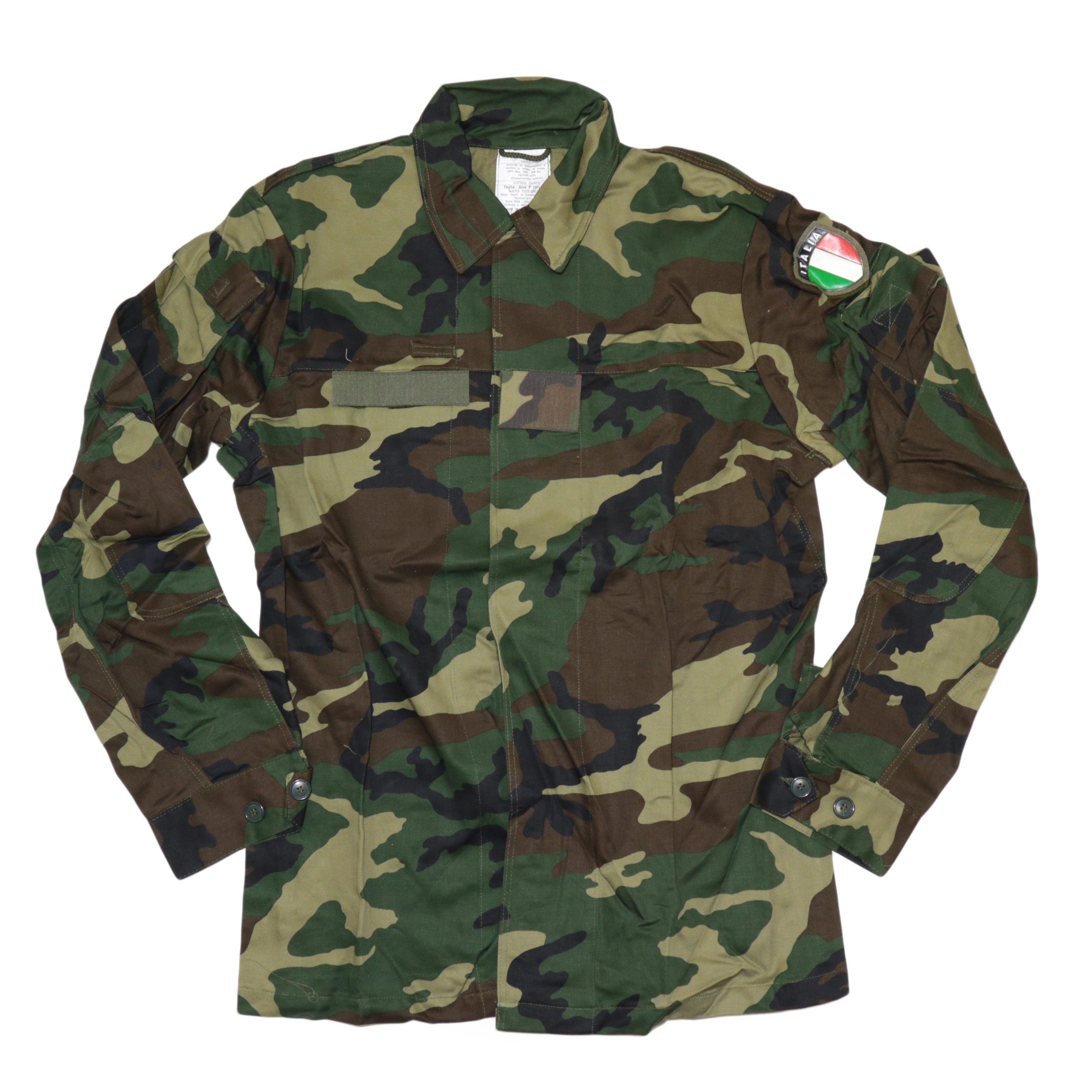 Genuine Italian Army Brand NEW UNISSUED Woodland Field Jacket - Surplus ...