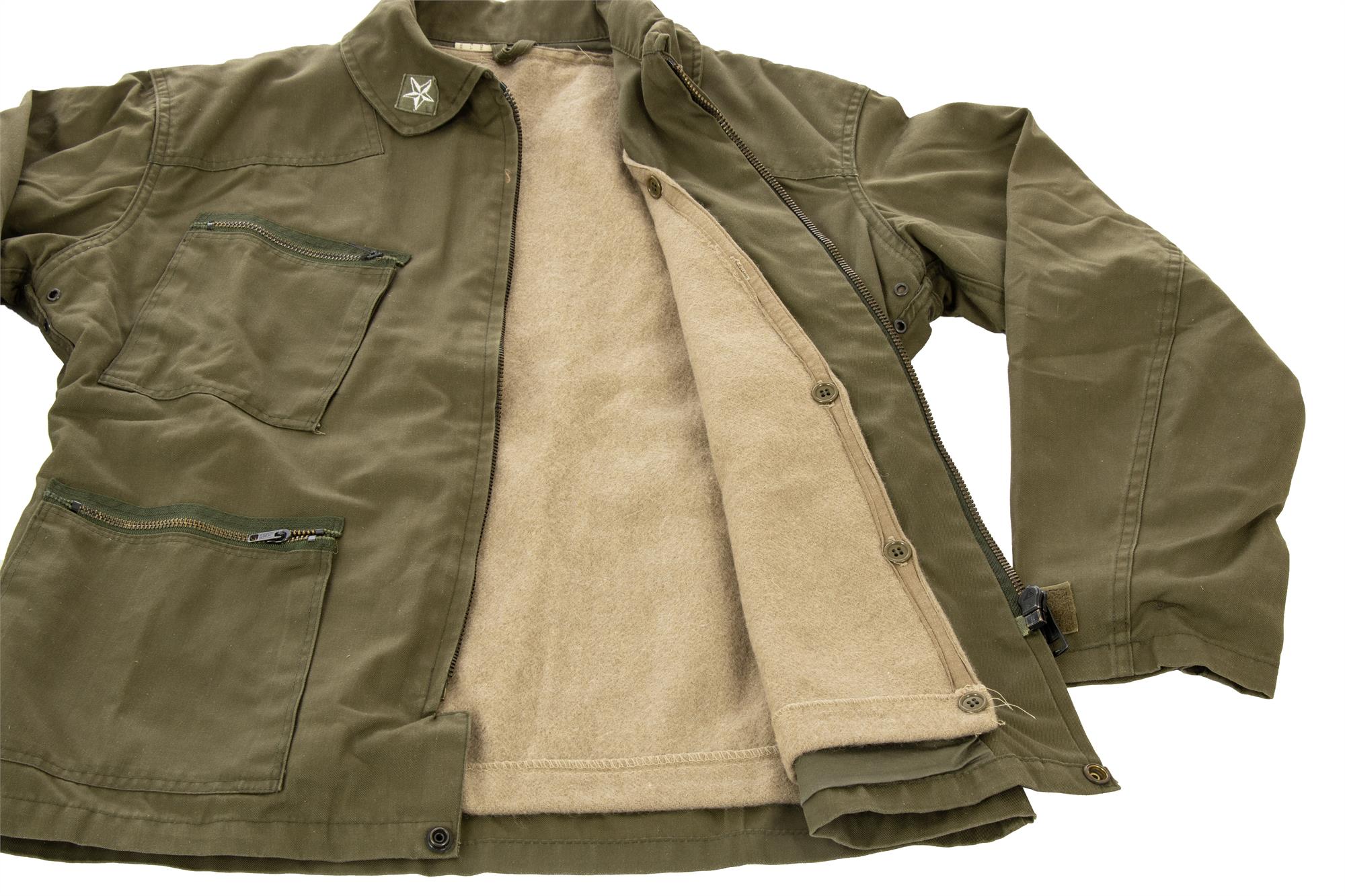 Genuine Italian Army Surplus Air Force Jacket with Removable liner ...