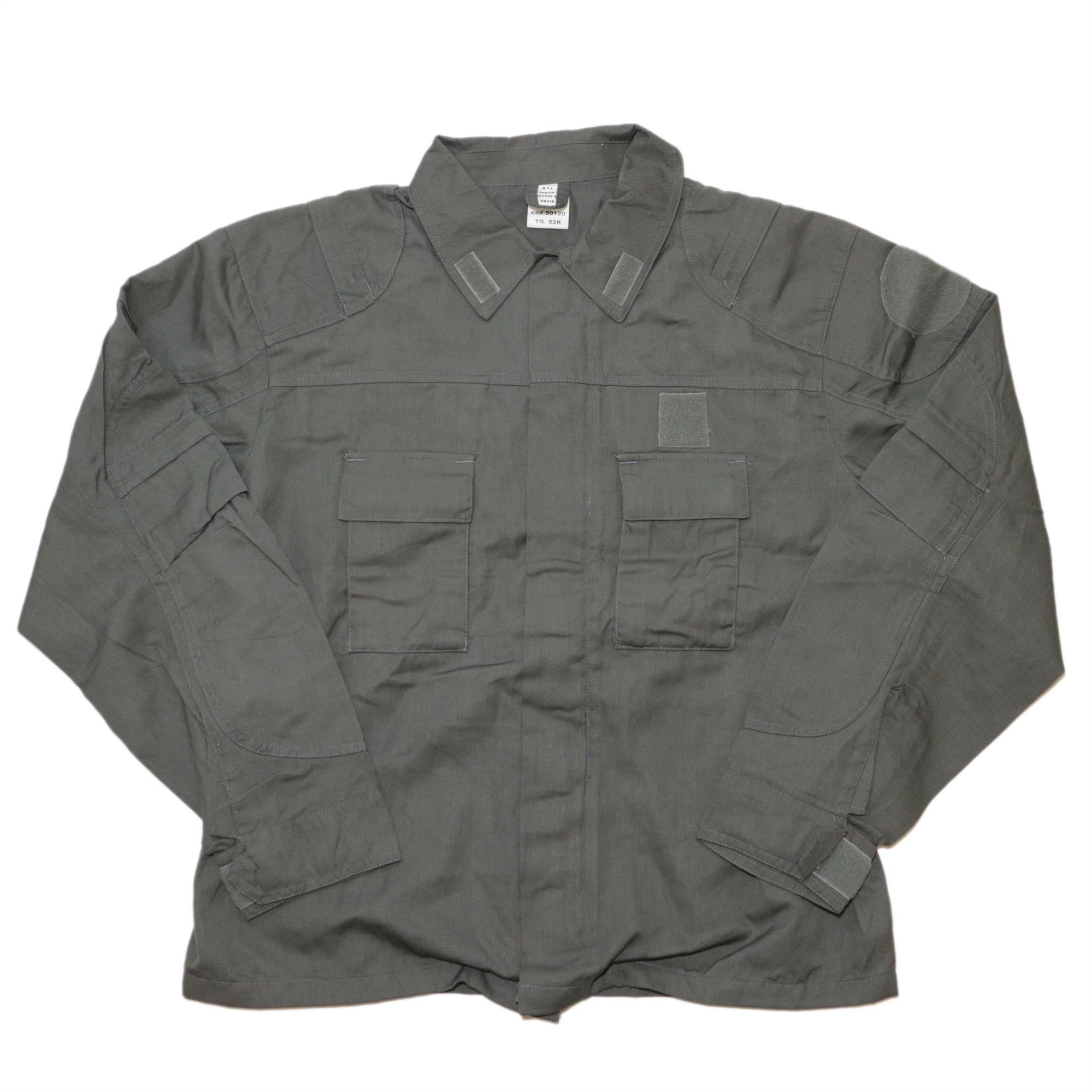 Genuine Italian Army Surplus Olive Green Field Shirt Jacket - Surplus ...