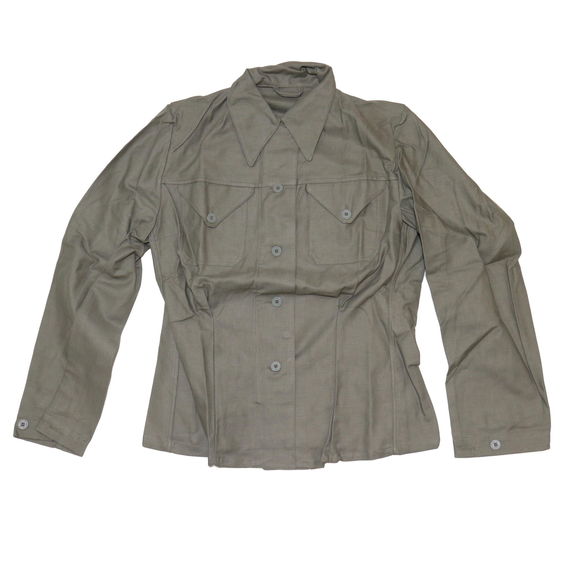 Genuine Swedish Army Surplus Moleskin Canvas Heavy Cotton Shirt ...