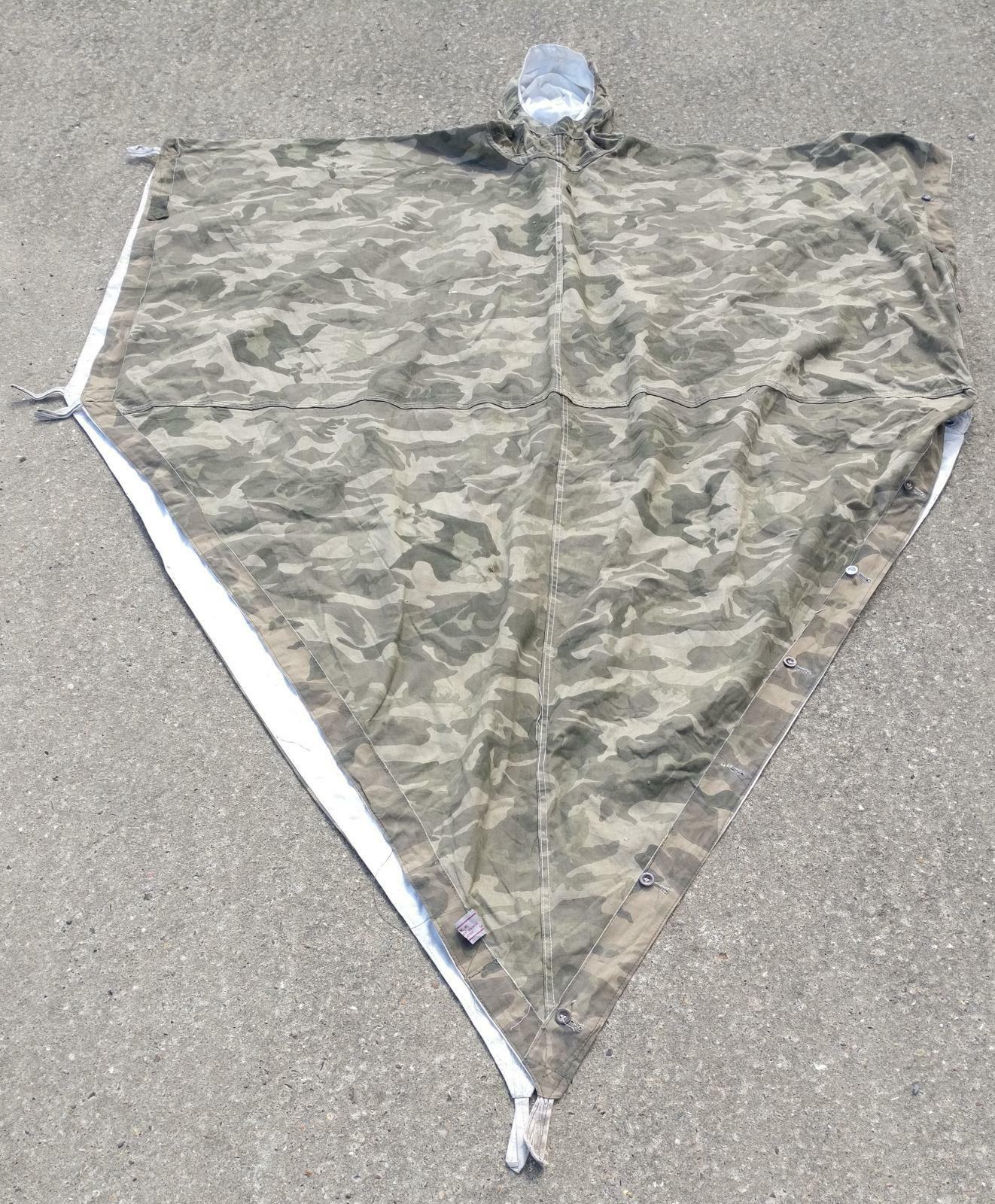 Genuine Turkish Army Surplus Poncho Camouflage Pattern - Surplus & Lost