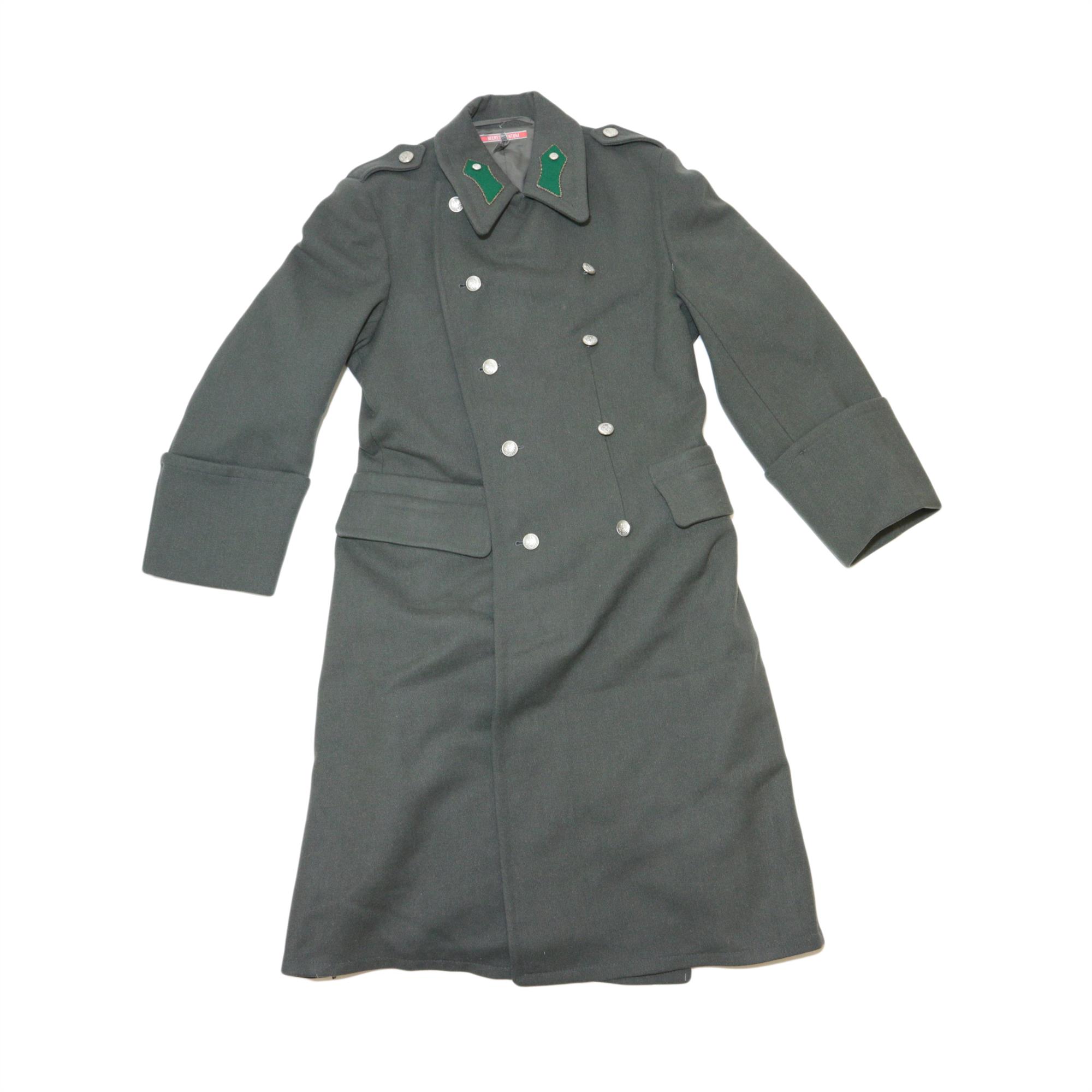 Genuine Vintage Austrian Army Surplus Grey Trench Coat - Surplus & Lost