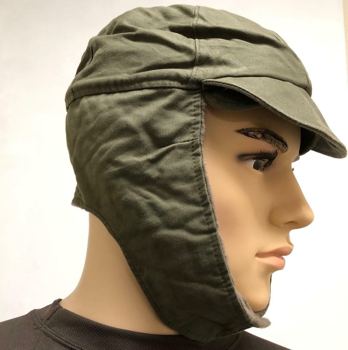 German army suplus winter cold weather hat with fold down ear covers ...