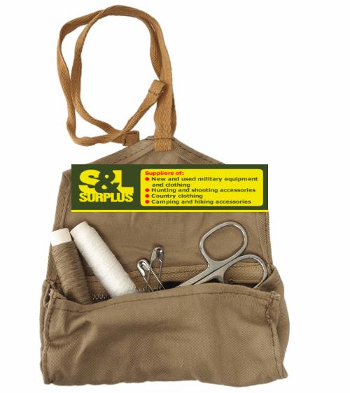 Italian army military surplus pocket sewing kit with contents - NEW ...