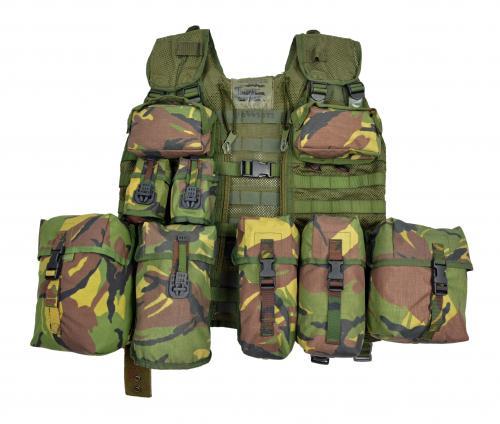 NEW Dutch army surplus combat load carrying vest with pouches - Surplus ...