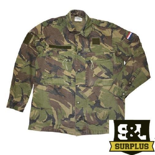 Original Dutch Netherlands Army Surplus Woodland Camouflage Field ...