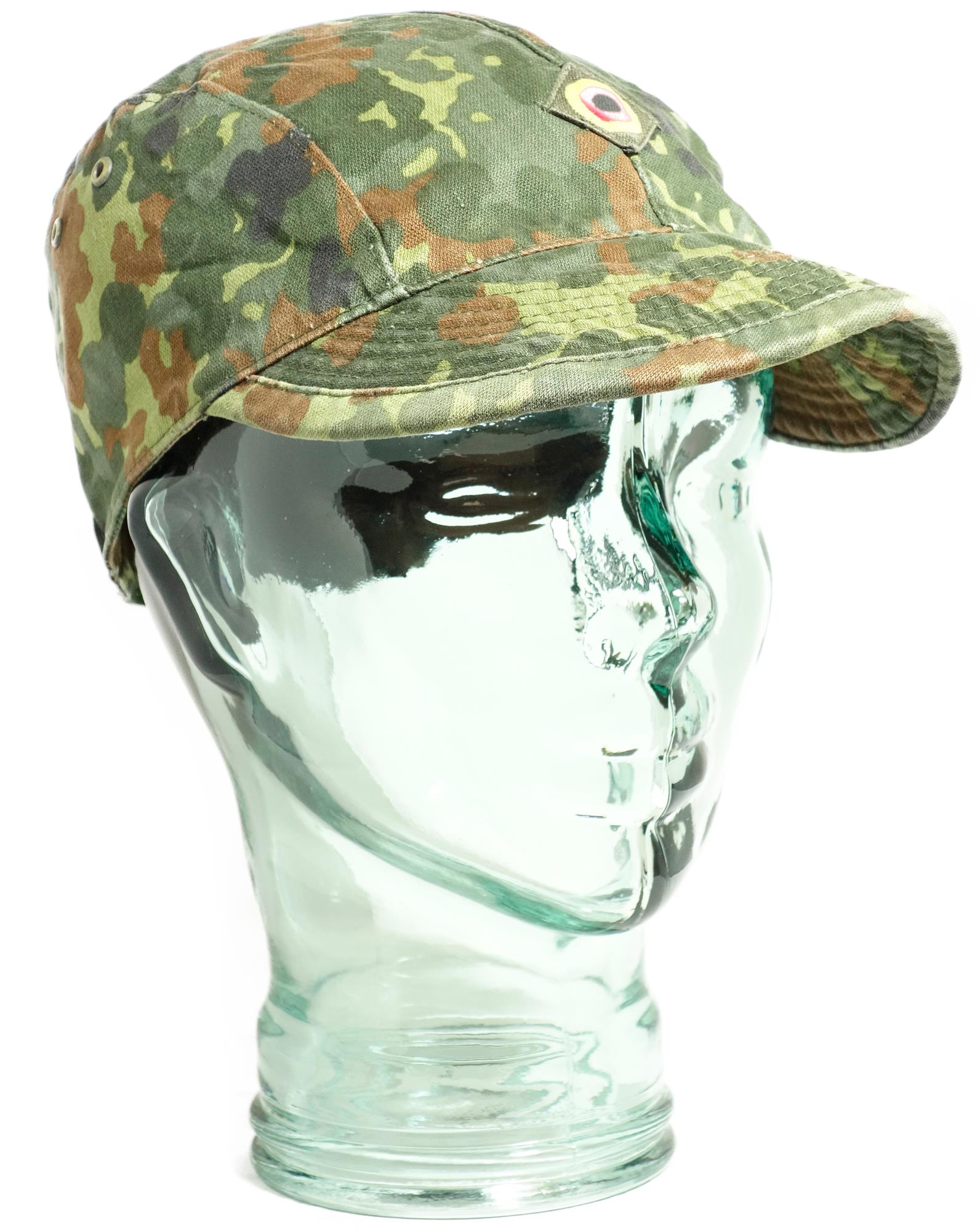 Original German army flecktarn camo cap available in a range of sizes ...