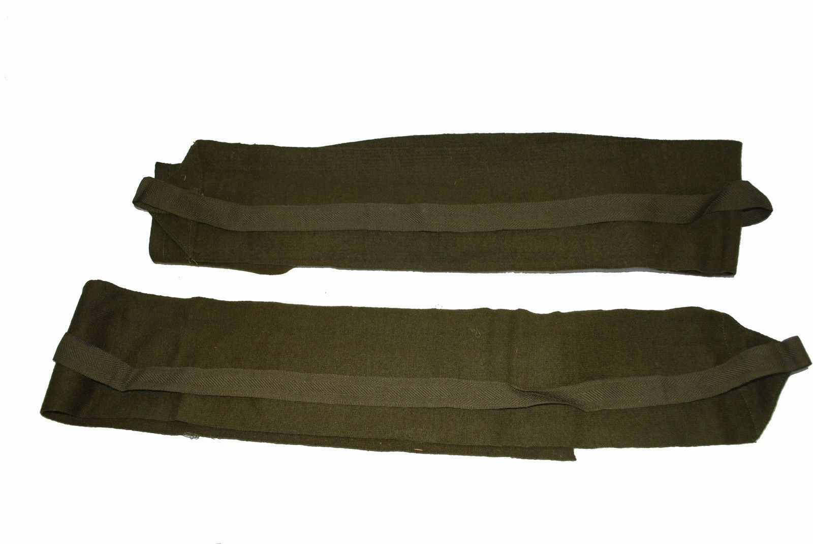 Original / Vintage WW2 Belgian army surplus all wool leg gaiters ...