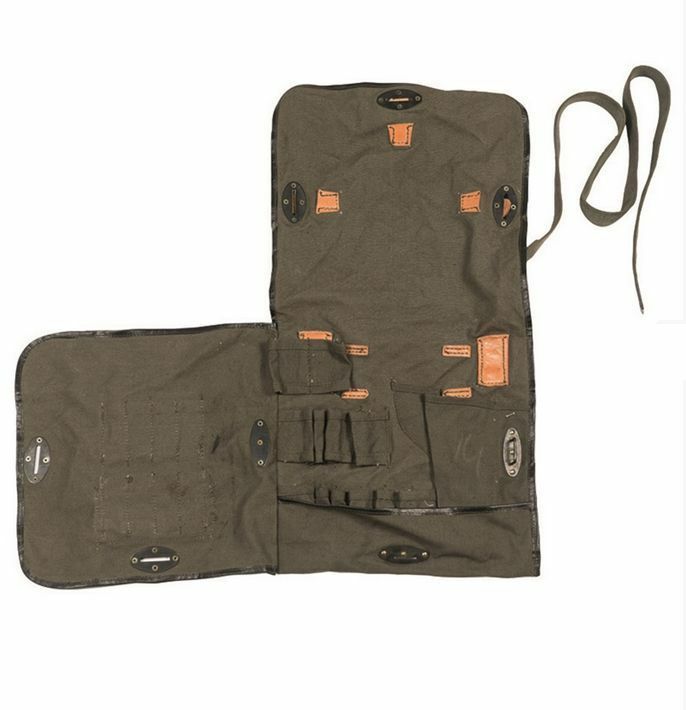 Russian army surplus unissued canvas and leather flare pistol holder ...