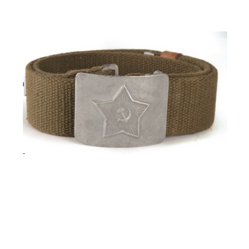 Russian soviet army surplus olive green belt - Surplus & Lost