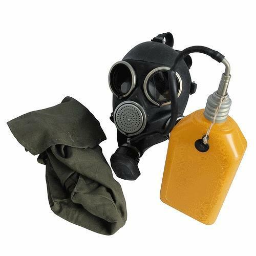 Russian soviet military NEW / unissued GP7 gas mask and accessories ...