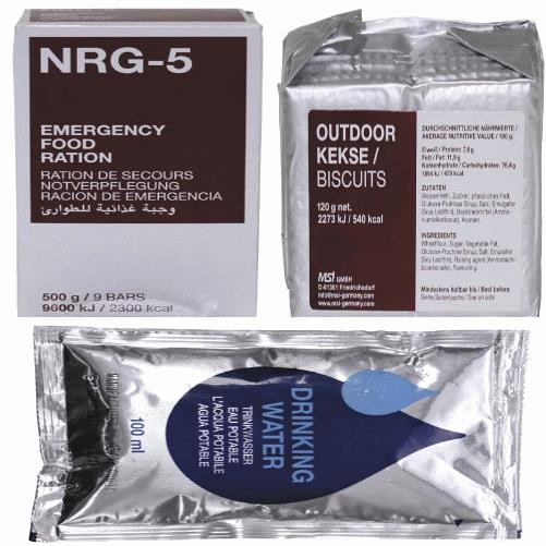 Survival survivalist emergency food /water ration pack disaster ...