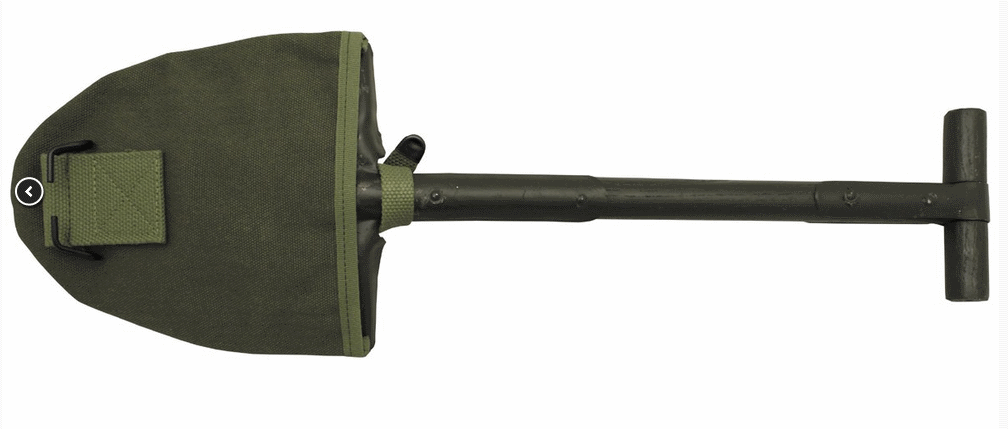 U.S army style wooden handled T spade - Surplus & Lost