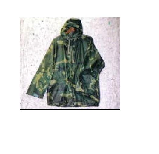 US army military issue woodland camo wet weather parka overcoat ...