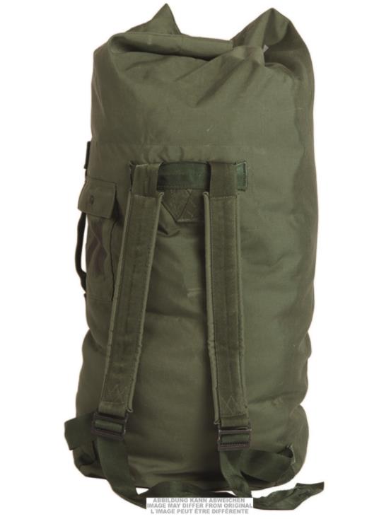 US Army Surplus Large Duffle Bag With Shoulder Straps Carrying Handle ...