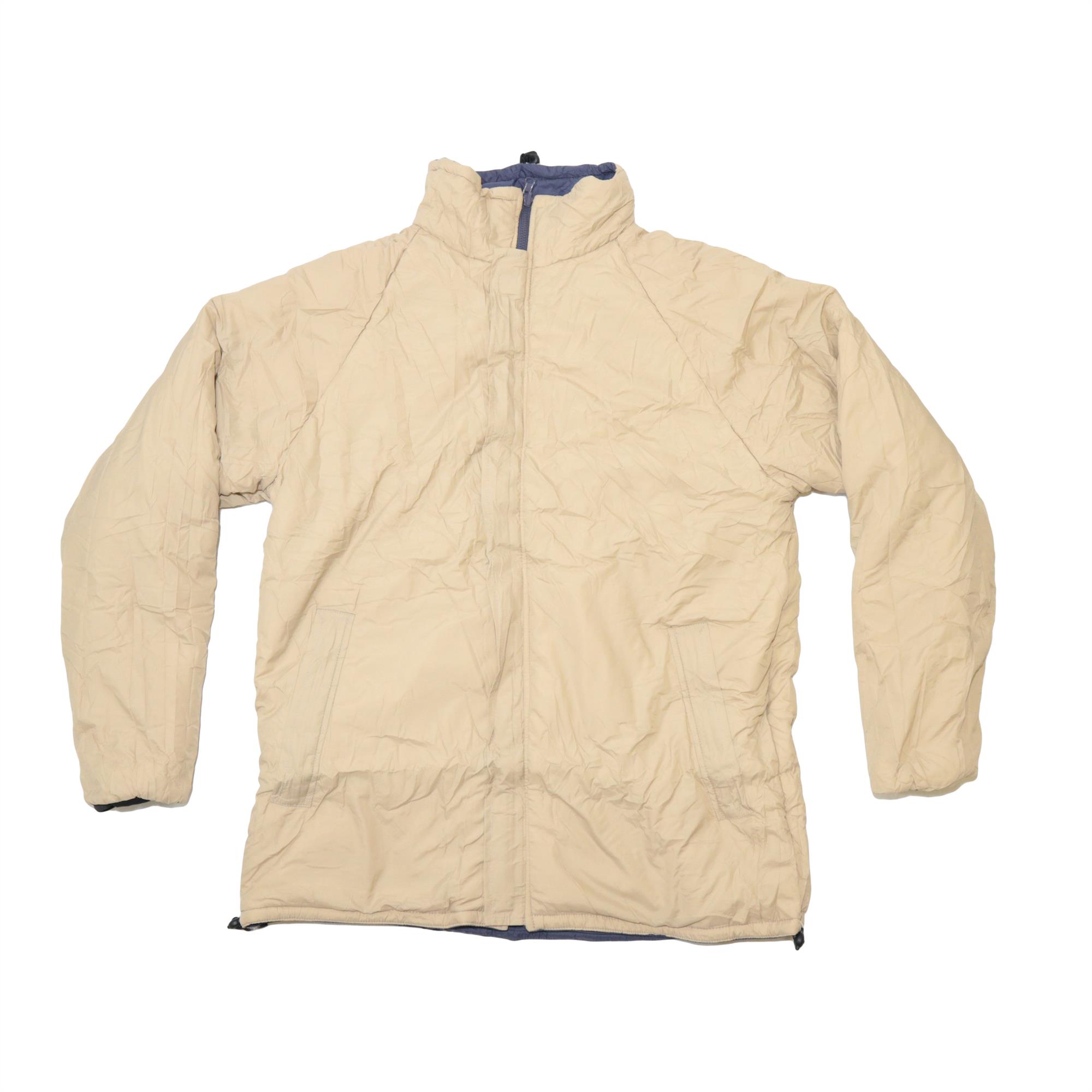 US Army Surplus Softie Reversible Jacket Khaki Blue Thermal Parka Warm ...