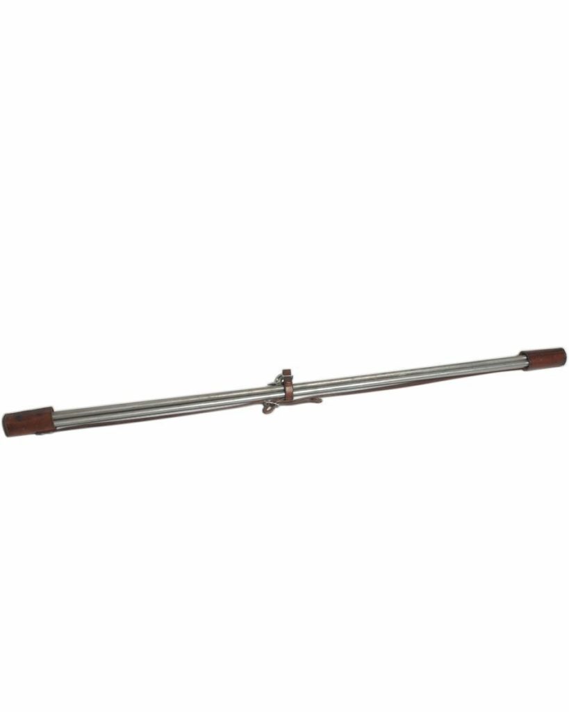 Vintage Swiss avalanche poles probe set metal and leather - Surplus & Lost