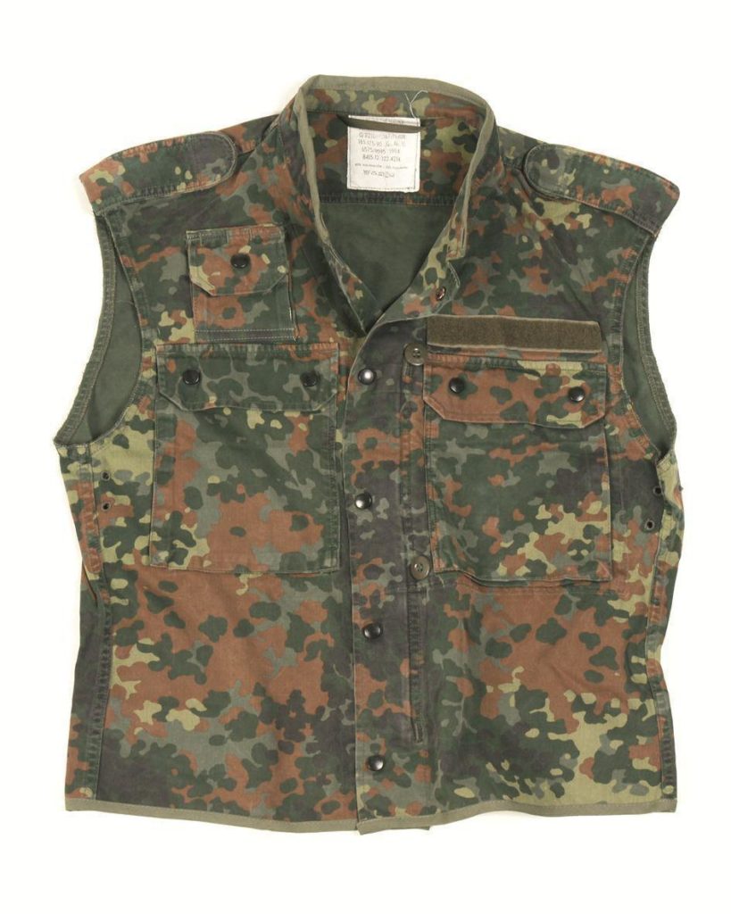 German army surplus flecktarn camouflage field tactical vest - Surplus ...