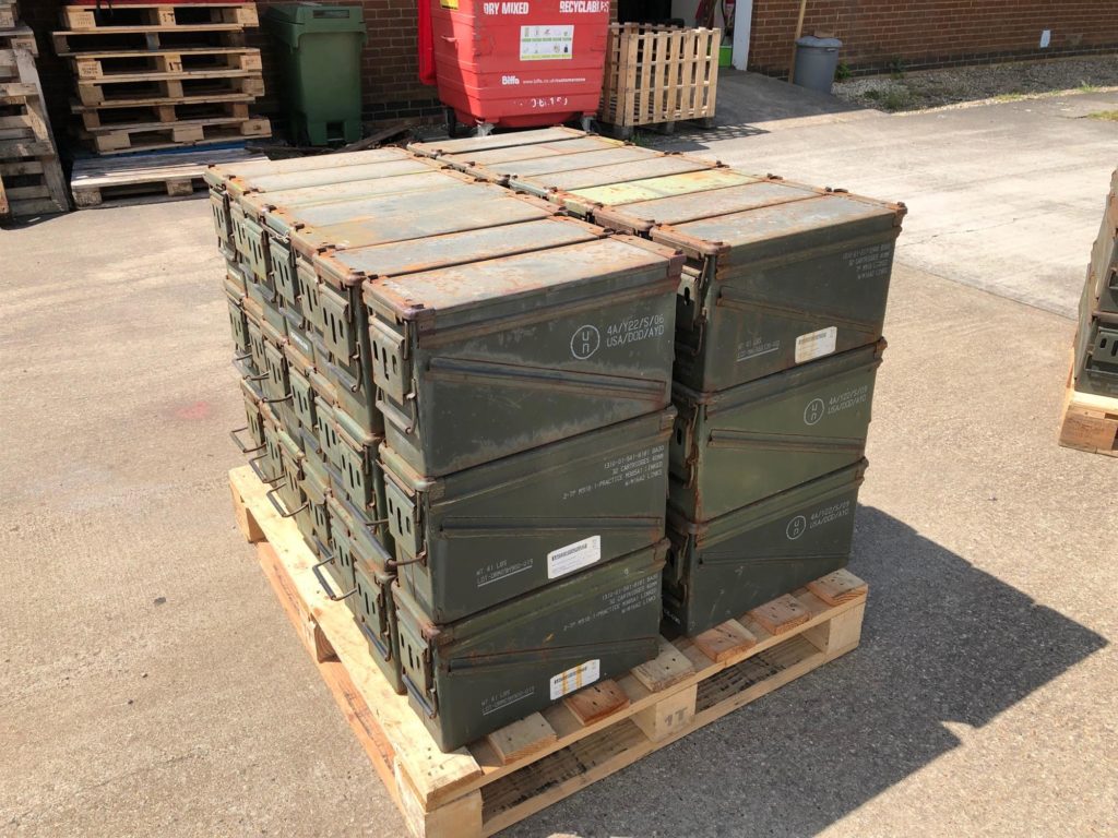 Military army surplus 40mm grenade ammo box - heavy duty - Surplus & Lost