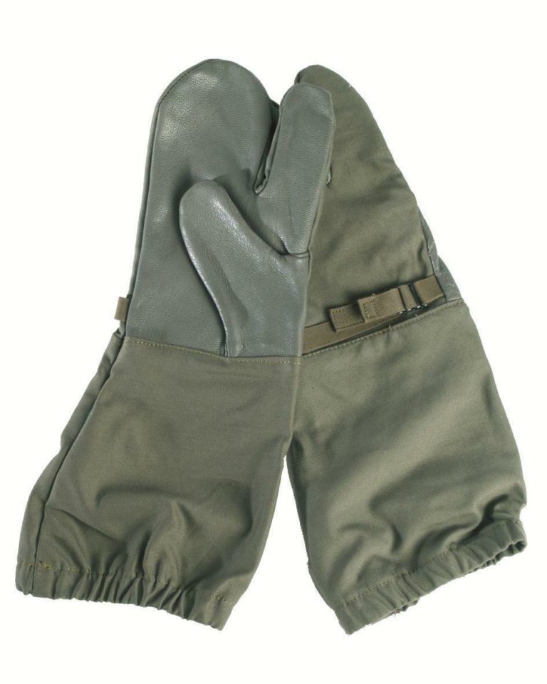 GERMAN army military surplus winter gloves mitts and LINER trigger ...