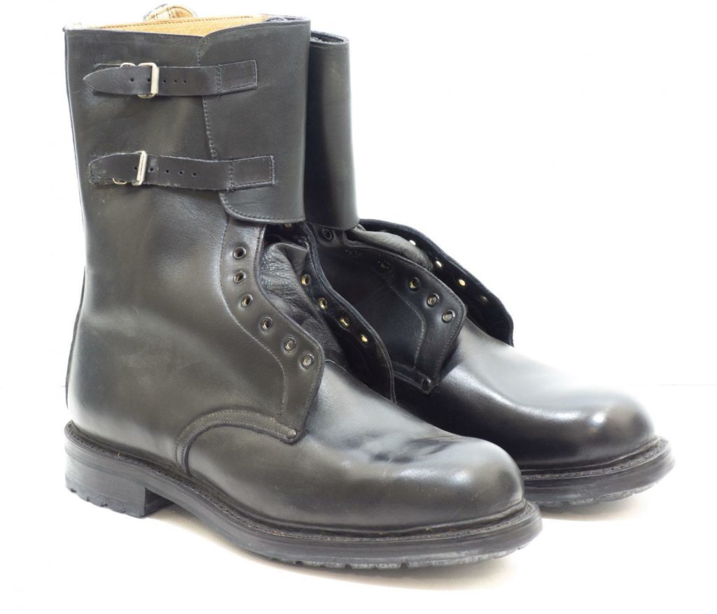 Dutch Army Surplus Black Leather Tropical Combat Boots - Surplus & Lost