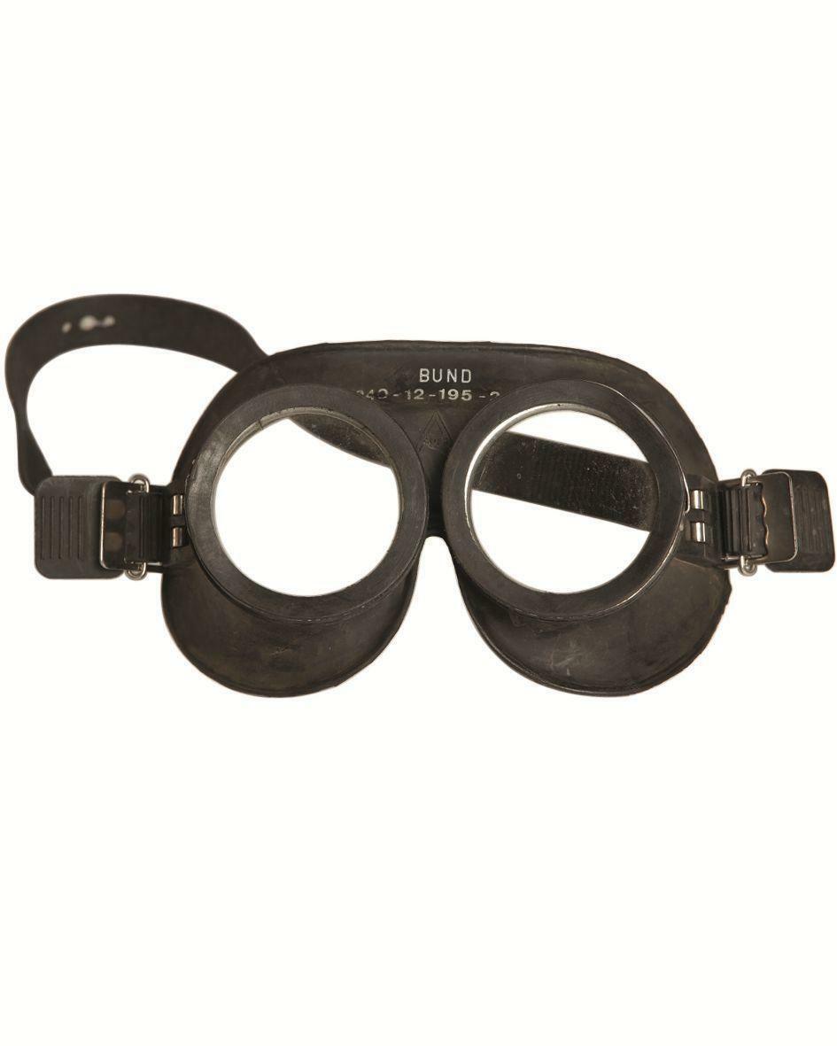 German army surplus 'gas' goggles, unissued condition, ww1 style ...