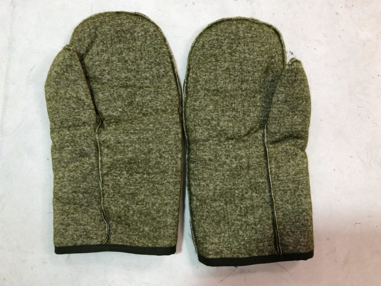 British army surplus olive green ECW wool glove mitt liners - Surplus ...