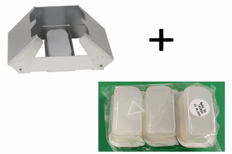 BCB FIRE DRAGON folding camp stove windbreak PLUS 6 solid fuel blocks ...