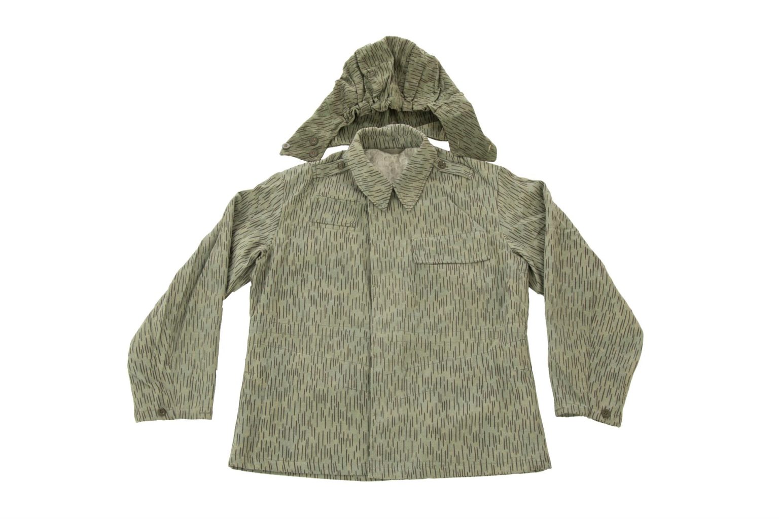 Czech Army surplus M60 hooded stripe camouflage pattern field jacket ...