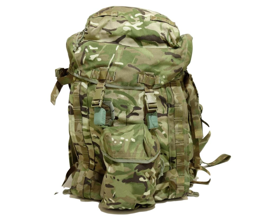 British Army Surplus Long and Short back bergen rucksack MTP camo ...