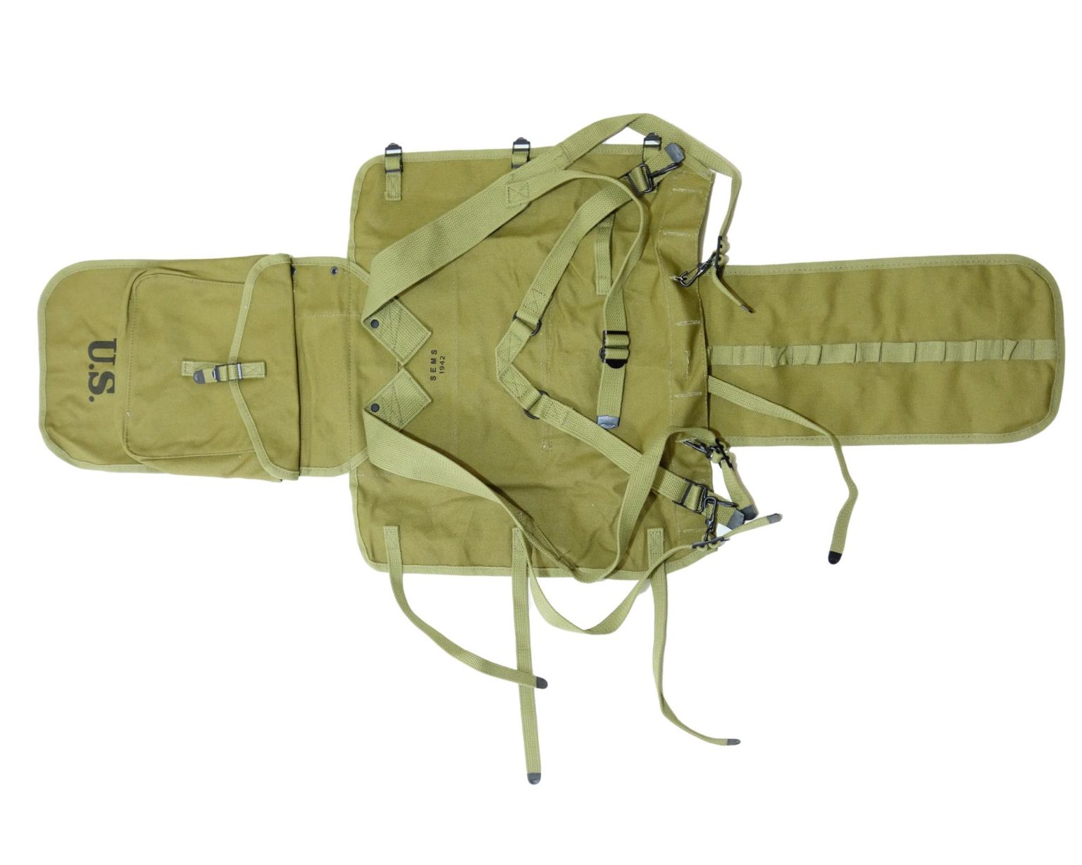 Reproduction WW2 US army m28 all canvas rucksack haversack - Surplus & Lost